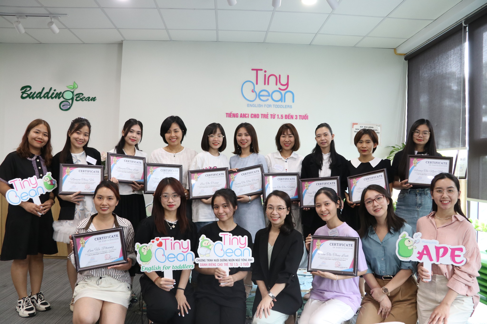 KHOÁ ĐÀO TẠO "PHƯƠNG PHÁP APE CỦA TINY BEAN" K5 THÁNG 5/2024 - Tiny ...